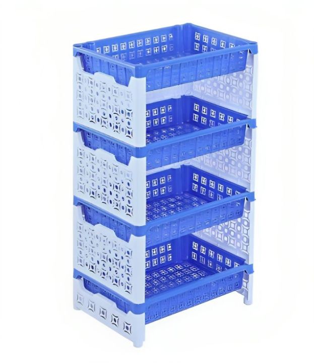 RFL 4 Step Lotus Fence Rack Two Color Blue & Red | Daraz.com.bd