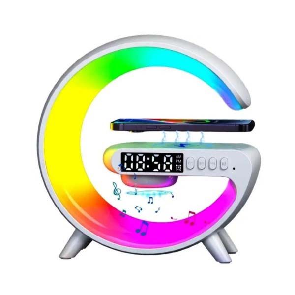 G63 Smart Light Sound Machine Alarm Clock with Fast Charging & LED ...