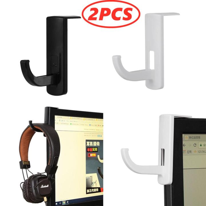 Headphone Holder- Earphone Headset Wall PC Monitor Display Hanger Stand ...