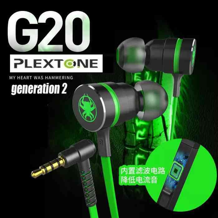 Original Plextone G20 Mark 3 Gaming Earphones 3.5mm Jack | Daraz.com.bd