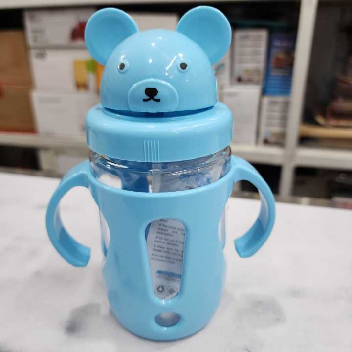 Mickey Trans & Light Pink Plastic Mum Pot or Water Bottle - 400 ML ...