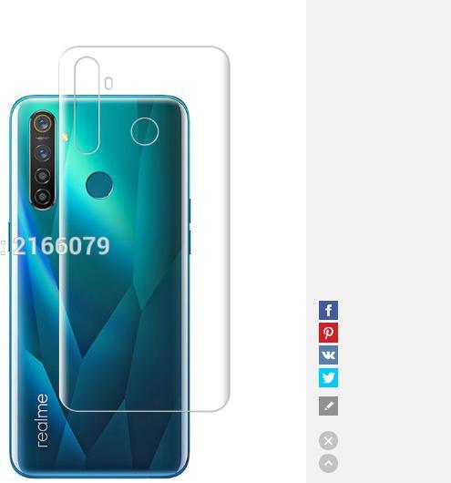 Realme 5 Backpoly sticker 100% Hydrogel made | Daraz.com.bd