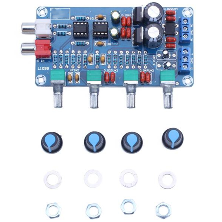 XH-M164 NE5532 Stereo Pre-amp Preamplifier Tone Board Audio 4 Channels ...