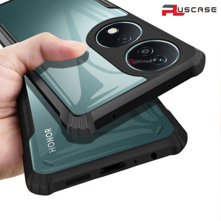 PlusCase for Honor X7b 4G 5G Case Air Cushion Hard Clear Shockproof ...