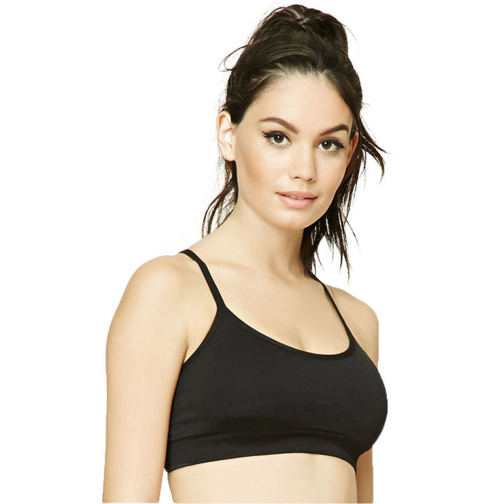 【VisioN Shop】Missomo Solid Sheer Mesh Bra Bralette Fitness Silk ...