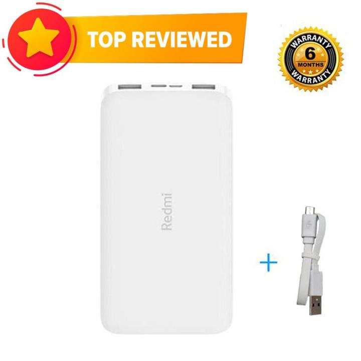 Power Bank 10000mAh Dual Input & Dual Output - White - Power Bank ...
