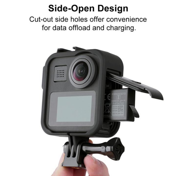 XHHDQES Frame Case for GoPro MAX 360 Screen Protector Tempered ...
