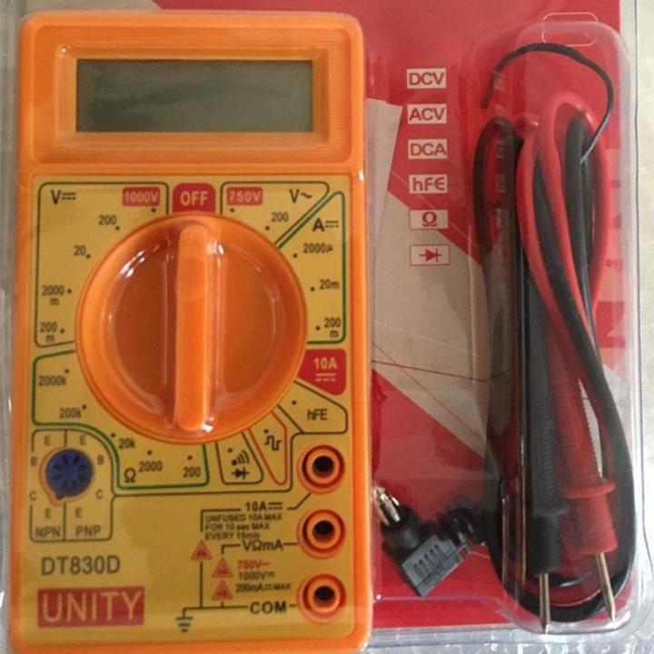 DT830 Digital Multimeter - Yellow | Daraz.com.bd