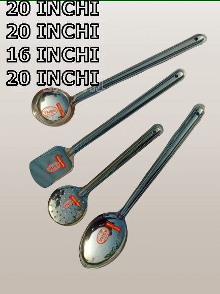 big size Serving Spoon Set/Stainless Steel Spoon Set-4 Pieces Set ...