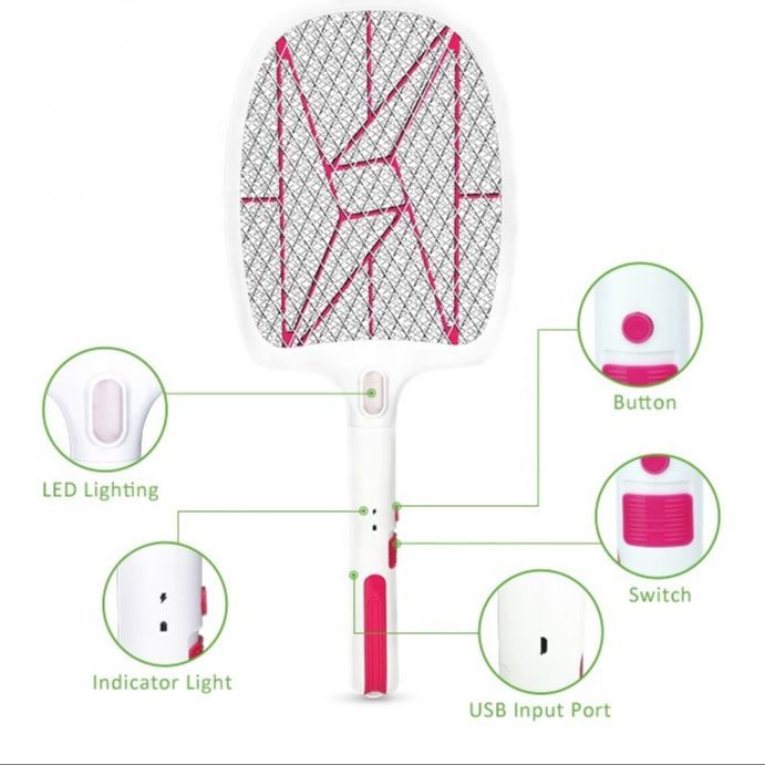 Sunmoon Rechargeable Mosquito Bat - Mosquito Bat | Daraz.com.bd
