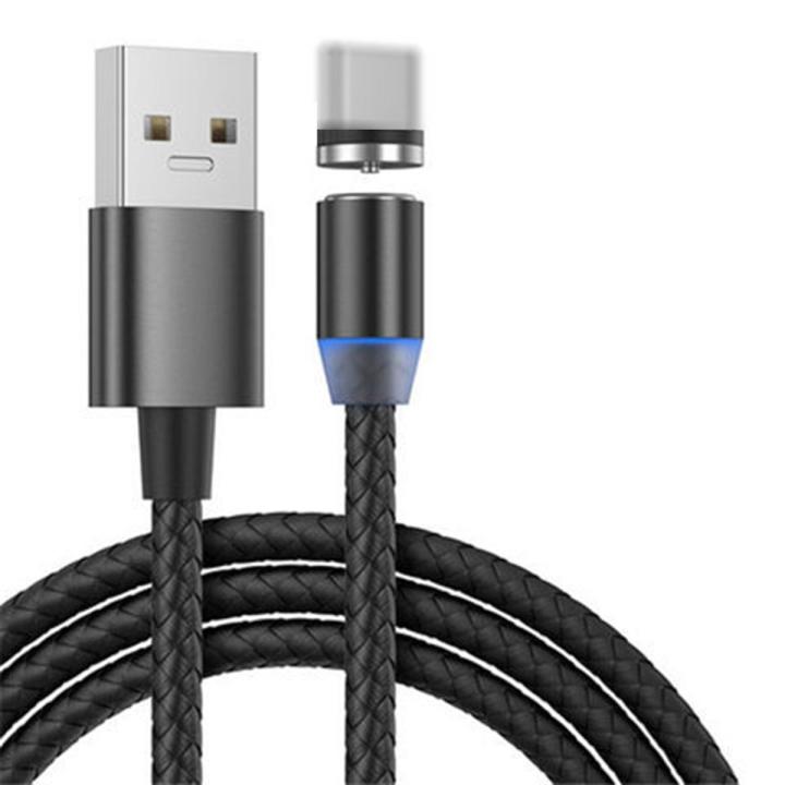 USB C Magnetic Cable Fast charge 3A Micro USB Type C 360 Magnet Fast ...