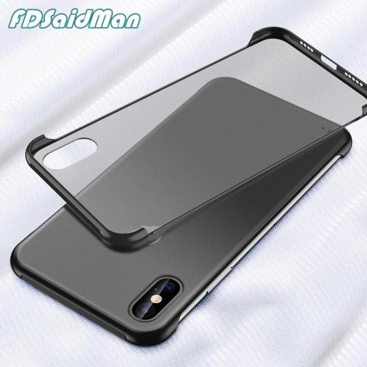 Frameless case for Redmi 9a Back Cover Frameless Design Ultra-Light ...