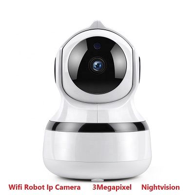 Wifi ROBOT 3 Mega Pixel IP Camera With Lan Port | Daraz.com.bd