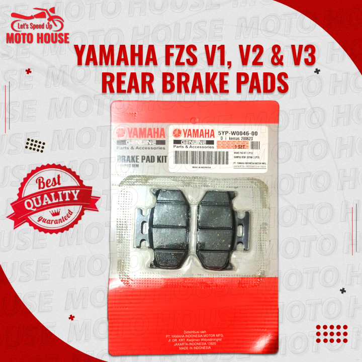 Motorcycle Rear disc brake pad for Yamaha FSZ V1 V2 & v3 motorcycle ...