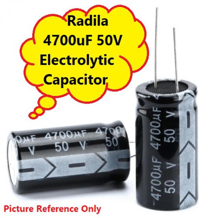4700uF 50V RADIAL Electrolytic Capacitor 4700uF 50V Radial Polarized ...