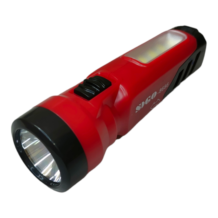 Rechargeable Torch Light SD-8686 Long lasting LED Light Night light ...