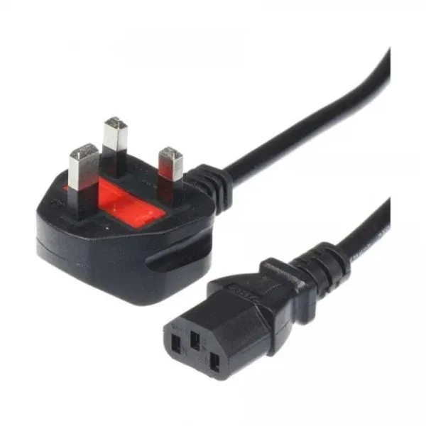 AC Power Cord 3Pin Plug UK Power Cable For Computer | Daraz.com.bd