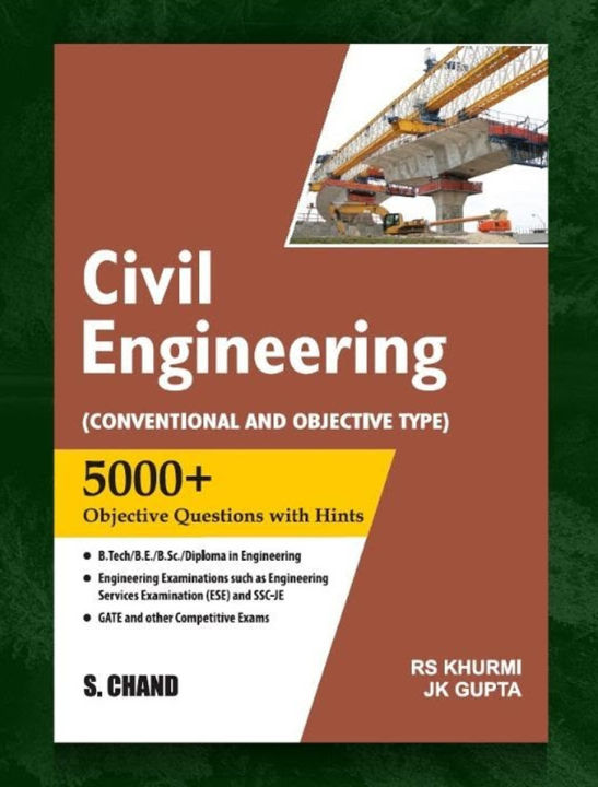 Civil Engineering MCQ by RS Khurmi (5000+ MCQ) (Conventional and ...