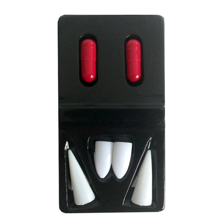 Horrific Vampire Fake Teeth Devil Zombie Dentures Toys for Halloween ...