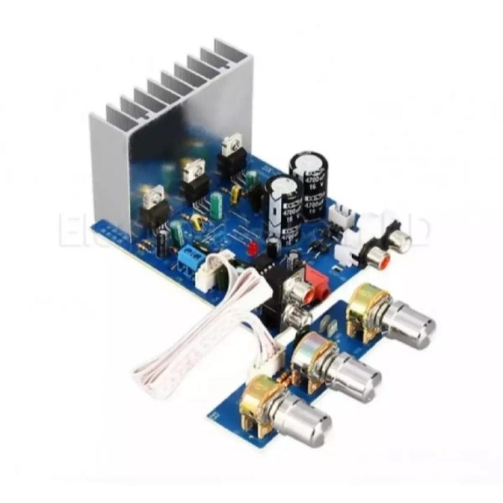 TDA2030A 2x18W 3 Channel Subwoofer DIY Module Stereo Audio Amplifier ...