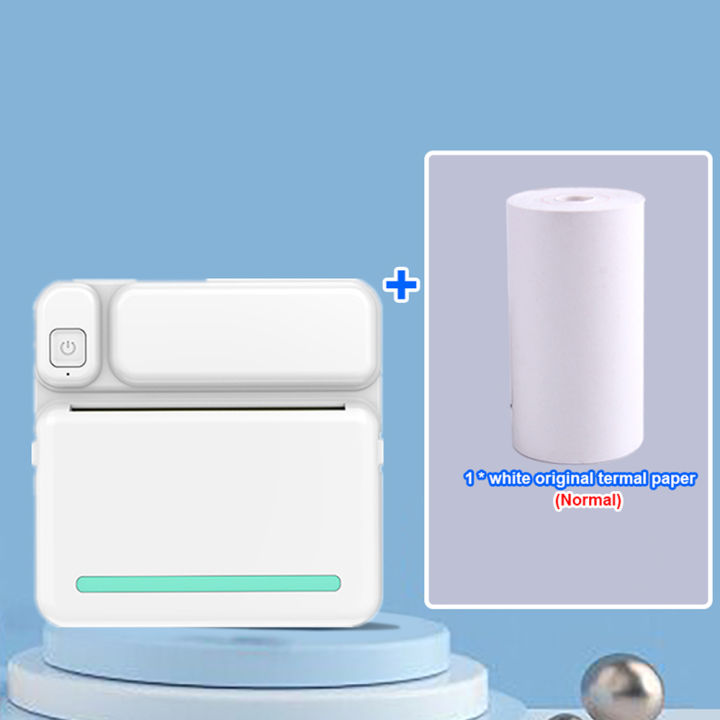 【DIV MALL】(New) mini portable label printer thermal printing wireless ...