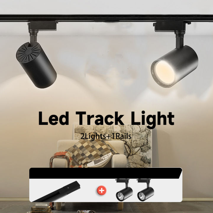 LED Track Light 220V Ceiling Spot Led 12/20/30/40W Ceiling Lamp for ...