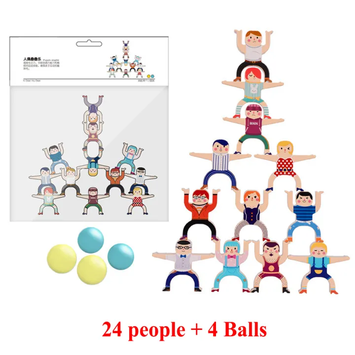 Practical 12/24 People Hercules Puppet Building Block Balancing Stacked ...