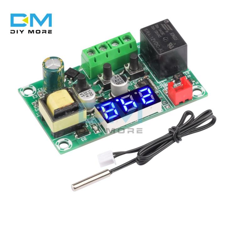 W1209 Blue LED Thermostat 110-220V NTC Digital Temperature Controller ...