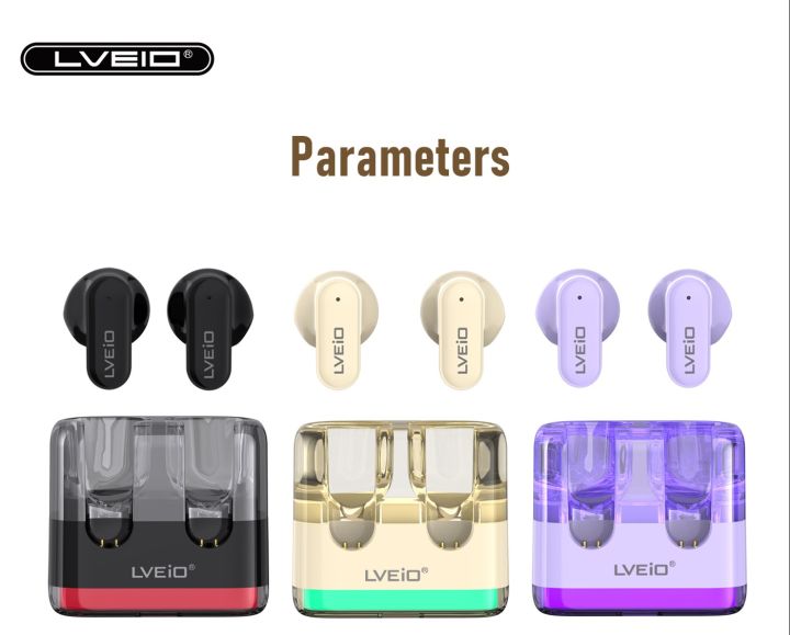 LVEIO LV-B30 TWS Bluetooth Wireless Earbuds Noise Cancelling Handfree ...