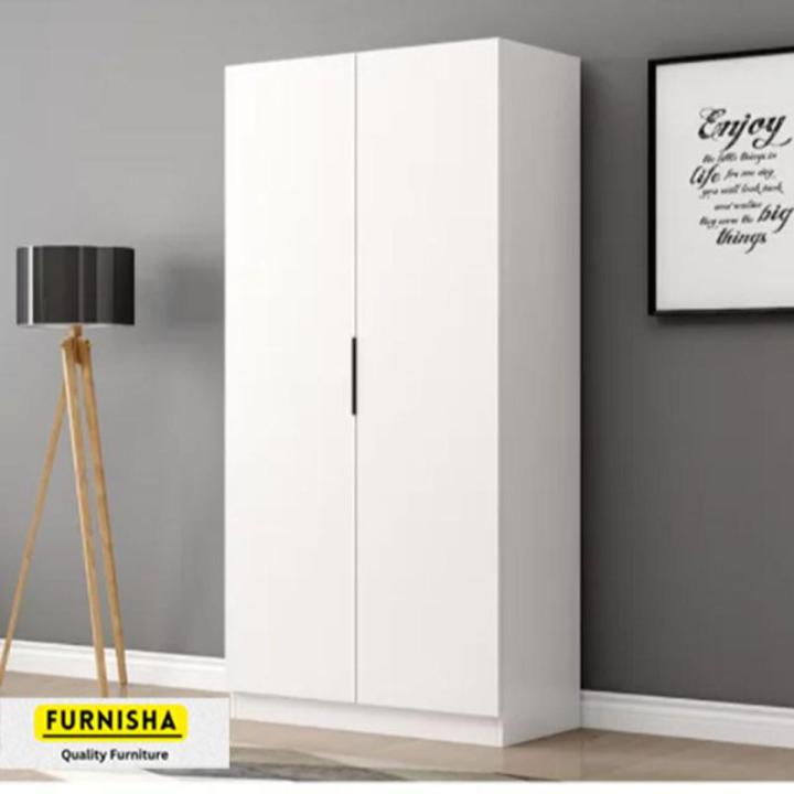 Furnisha decor Big Size 2 door almirah with Coat Hanger & Cloth Storage ...