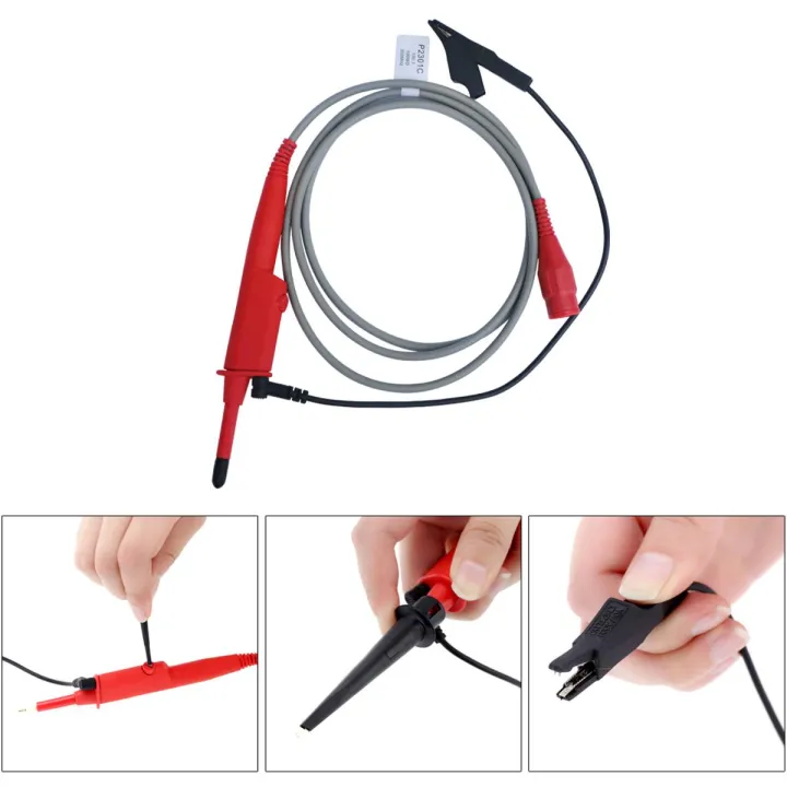 P2300C 5kV 100X 300MHz High Voltage Oscilloscope Probe Passive Clip ...