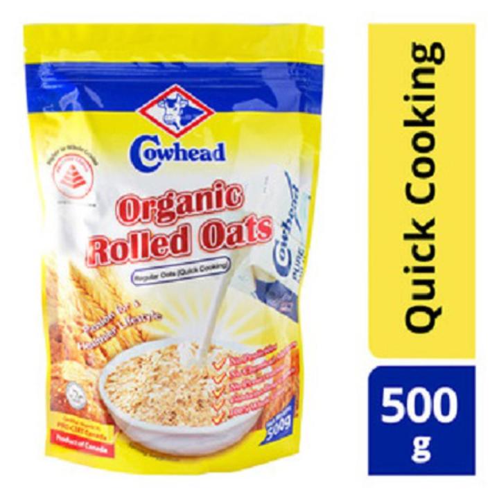 Cowhead Organic Rolled Oats -500gm | Daraz.com.bd