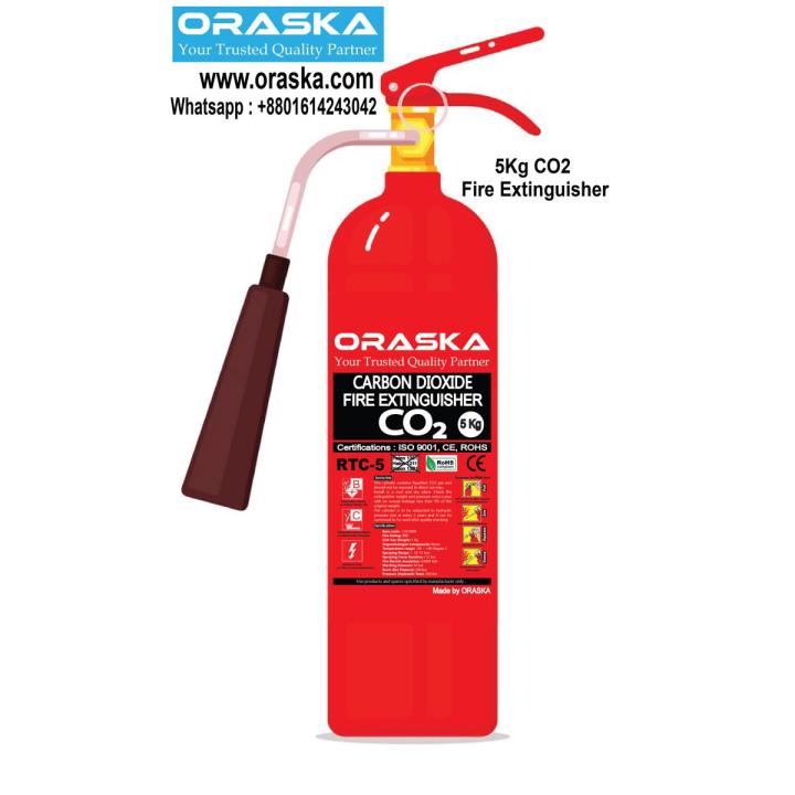 ORASKA 5kg CO2 Fire Extinguisher Fire Safety Products Bangladesh ABC ...