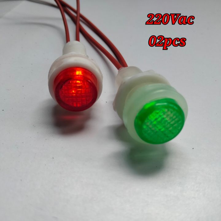 Neon 220vac Power Indicator Input volts : 220Vac Hole size: 24mm ...