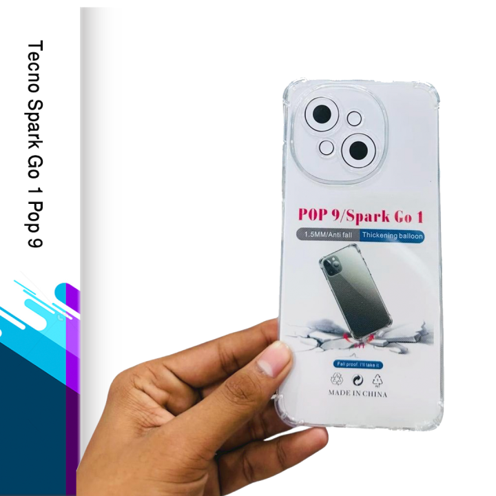 For Tecno Spark Go 1/ Pop 9 - USG Premium Silicone Case Crystal Clear ...
