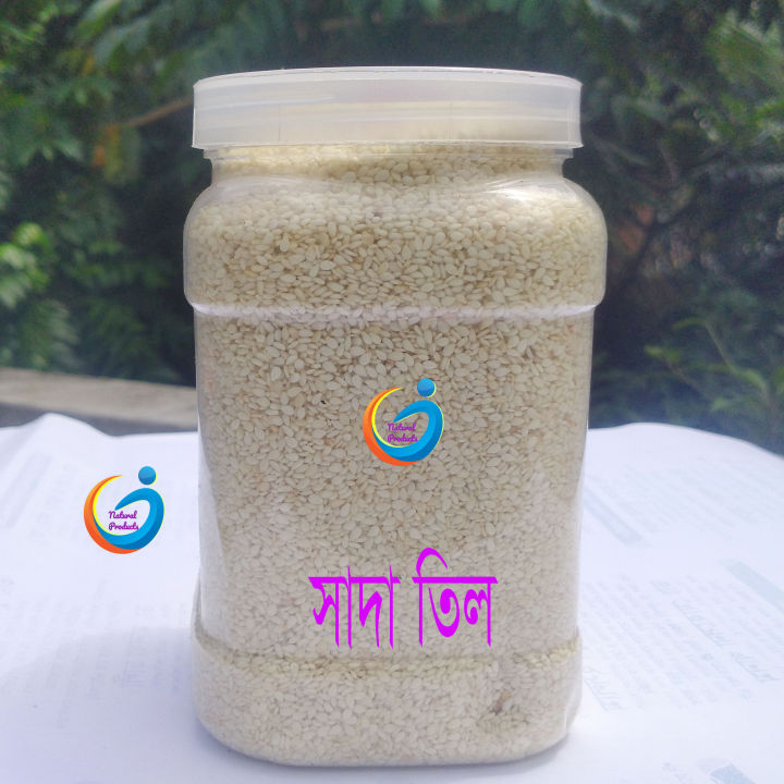 White Sesame seeds White Til Sada Til 250gm | Daraz.com.bd