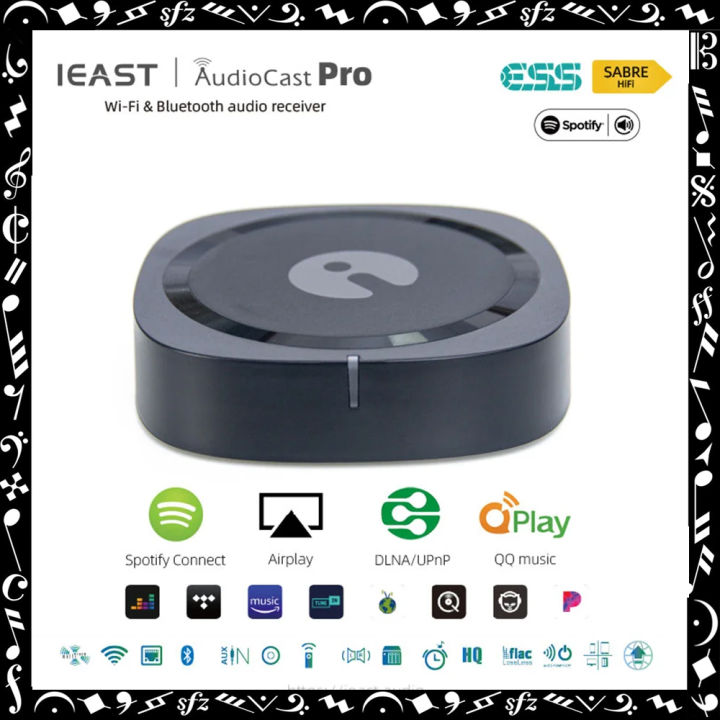 IEAST AudioCast Pro M50 Wireless WiFi audio receiver multi room airplay ...