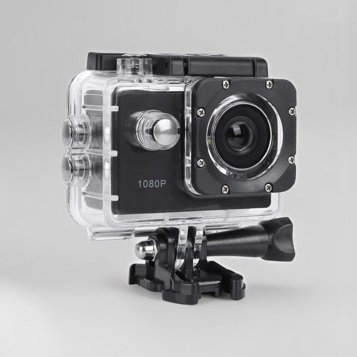 Full HD 1080P Waterproof Sports Action Camera 12MP - Black | Daraz.com.bd