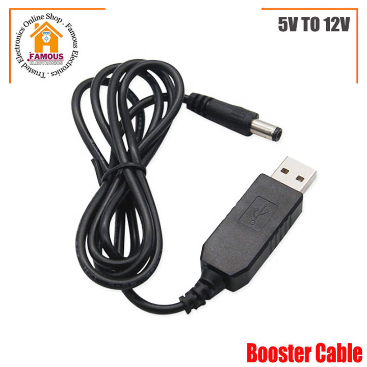 USB power boost line DC 5V to DC 12V Step UP Module USB Converter ...