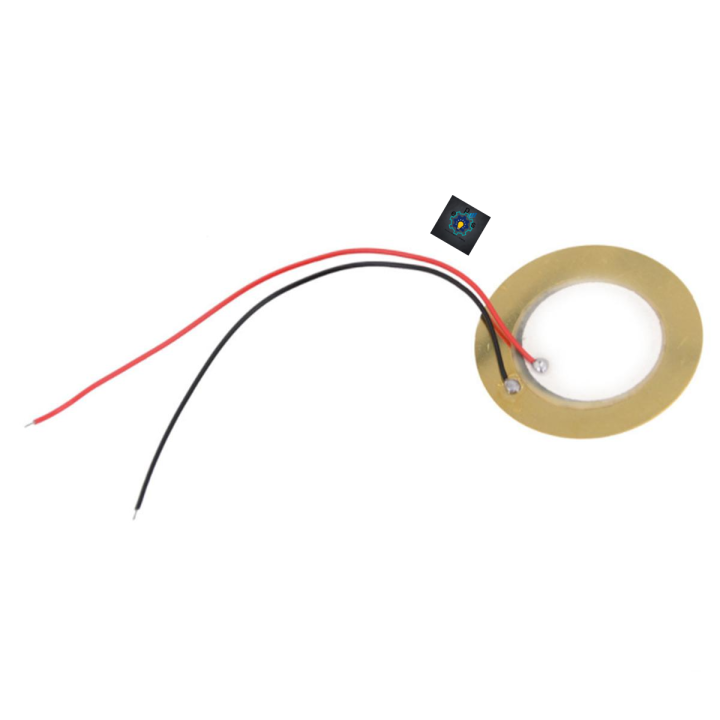 Buzzer Wire Copper Piezo Element 27mm Sounder Sensor Trigger Drum Disc ...