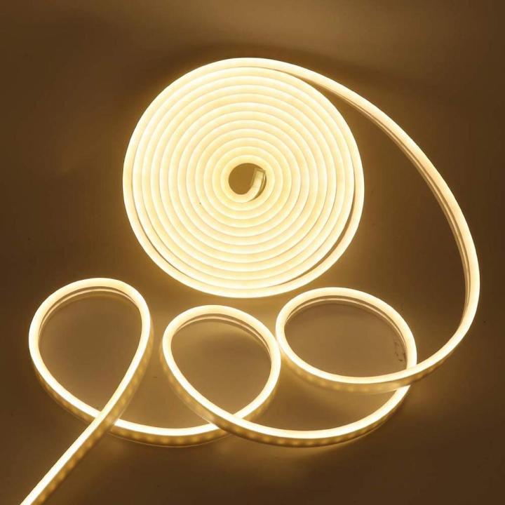 3 feet Neon Light Strip DC12V Flexible DIY LED SMD 2835 120LEDs/M IP67 ...