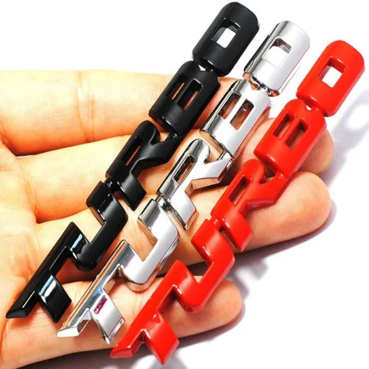 3D Metal Chrome Zinc Alloy Car Emblem Stickers Modified Accessories ...