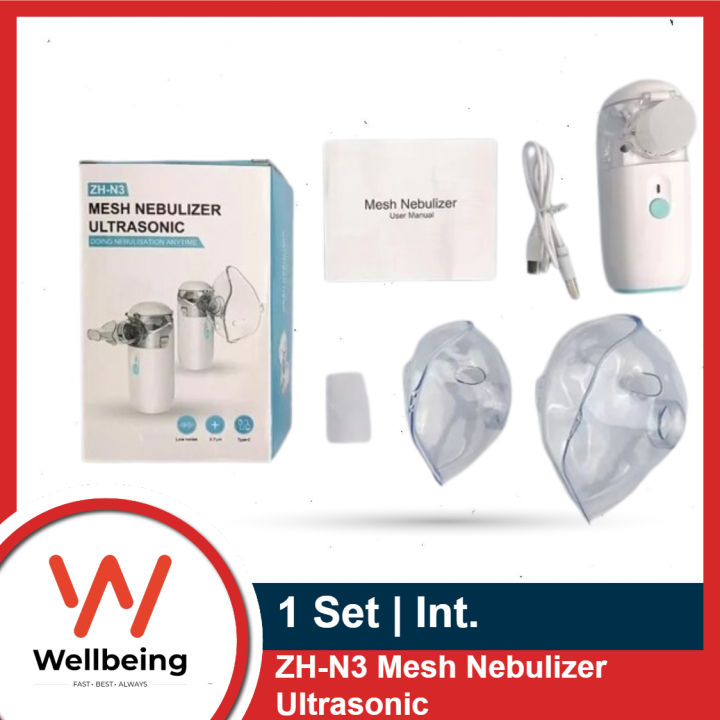 Ultrasonic Mesh Nebulizer ZH-N3 for Adult and Baby Mini Silent Steam ...