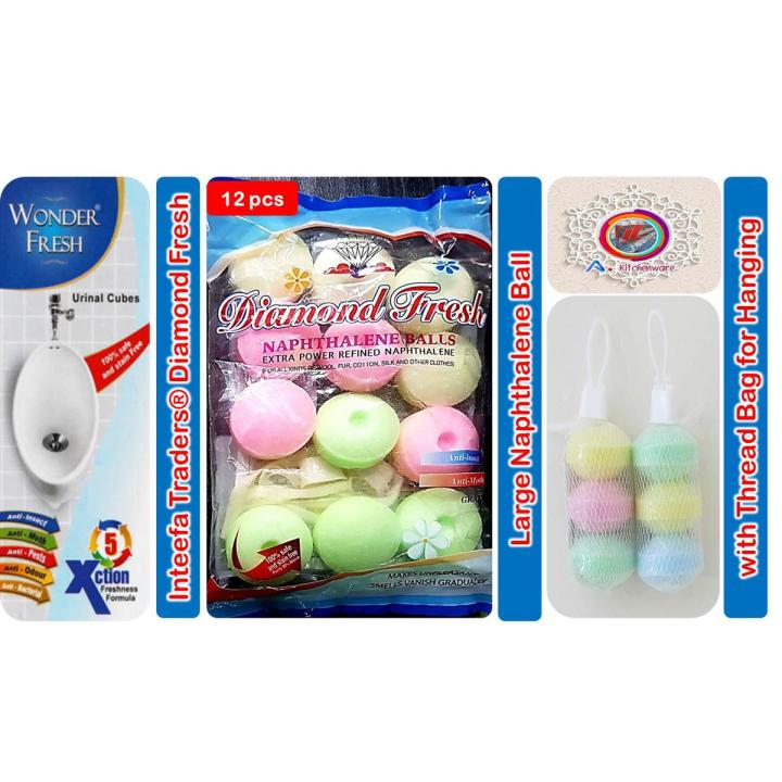 Large Naphthalene Ball Toilet Freshener- 12 Cubes | Daraz.com.bd