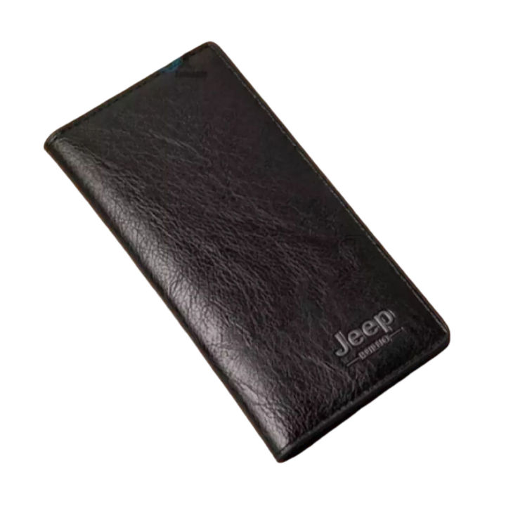 Jeep Black Long High quality Stylish Artificial Leather wallet for men ...