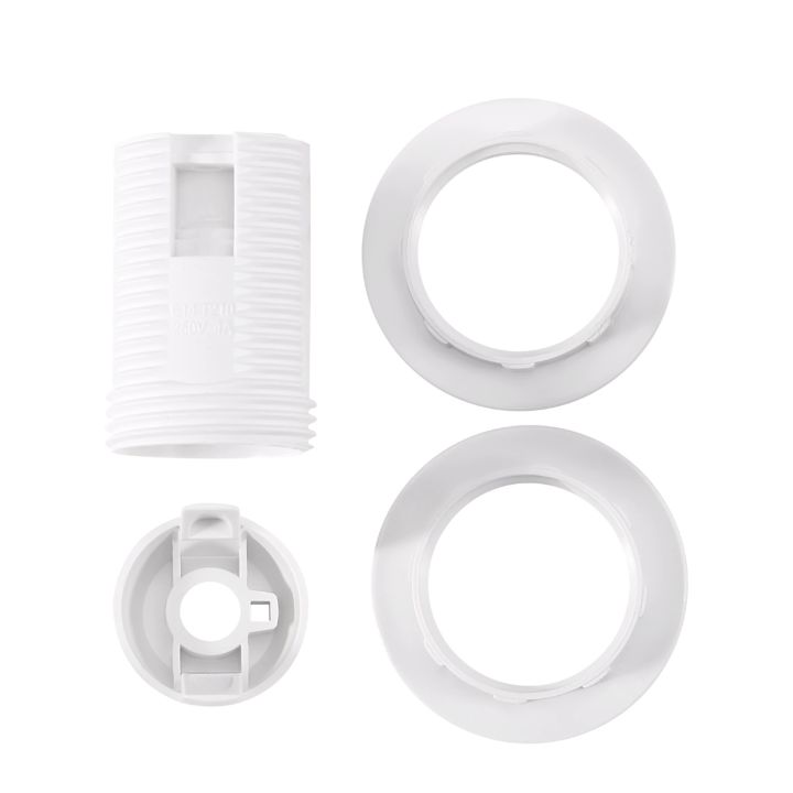 Plastic Shell Screw Type E14 Bulb Light Lamp Holder Socket AC 250V 2A ...