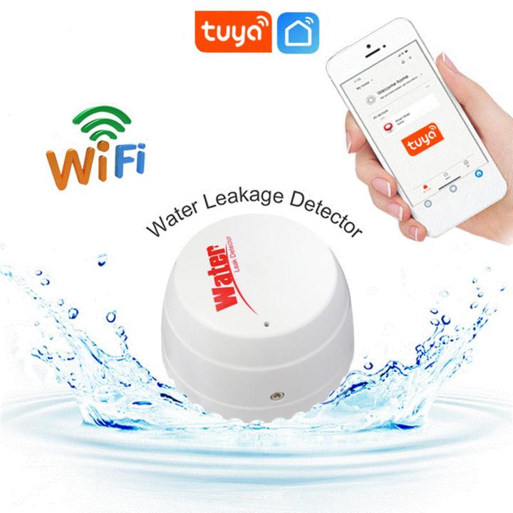 WiFi TUYA Water Leak Detector Flood Sensor Water Tank Full Water ...
