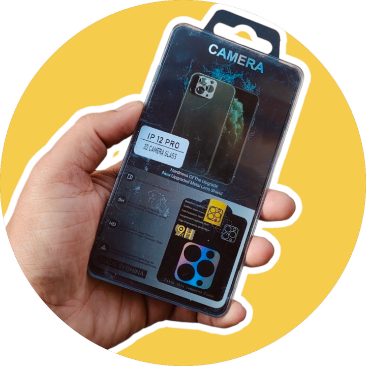 Apple iPhone 12 Pro Premium Glass Camera Protector | Daraz.com.bd