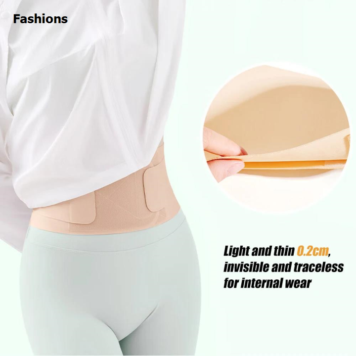 Fashions Adjustable Thin Back Lumbar Support Belt Breathable Waist ...