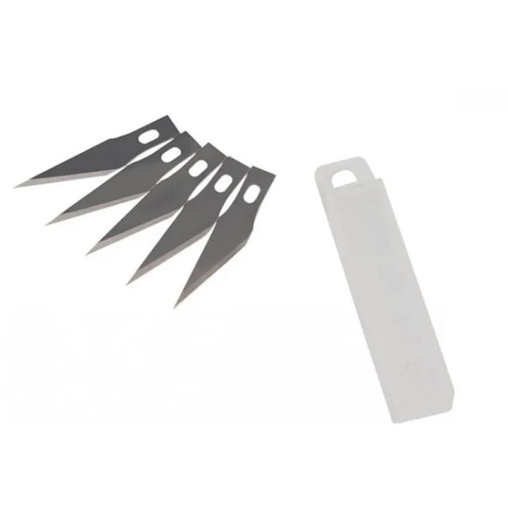 5Pcs Set Of Precision Blade 5Pcs Precision Cutter Blade With Safety Cap ...